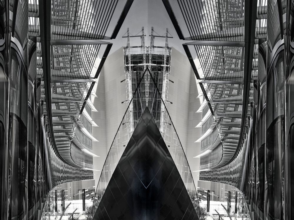 Gespiegelt..... Foto & Bild | architektur, experimente, projekte Bilder auf fotocommunity