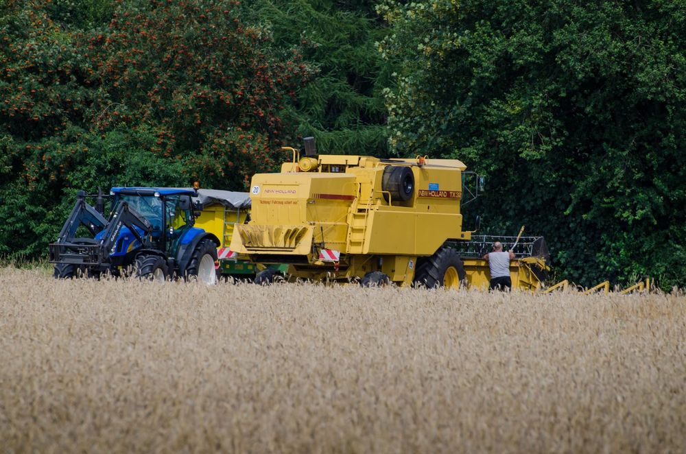 Getreideernte Foto & Bild | industrie und technik, landwirtschaftliche ...