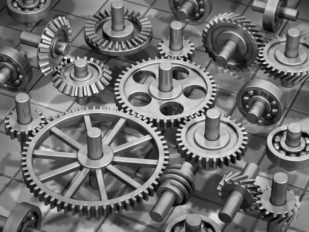 Getriebeteile Foto & Bild | rendering, stillleben objekte, stahl Bilder ...