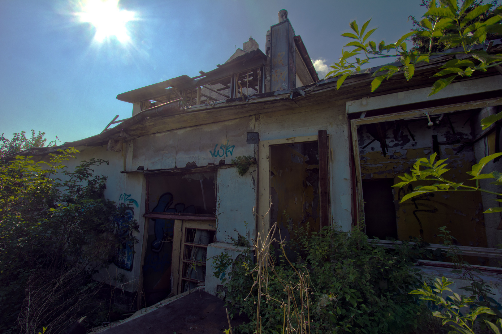 Ghost House Van Achtern Foto And Bild Marodes Specials Lost Places Bilder Auf Fotocommunity