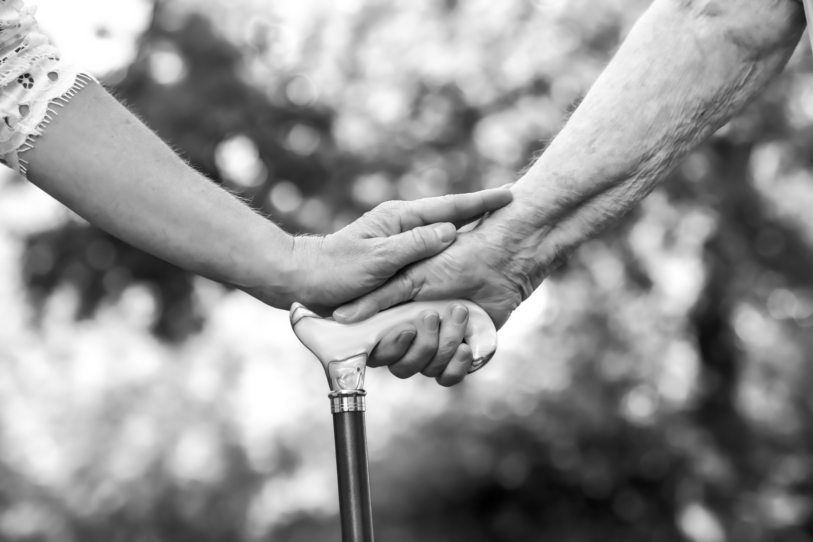 Gib mir deine Hand, lass sie mich halten, solange ich kann... Foto ...