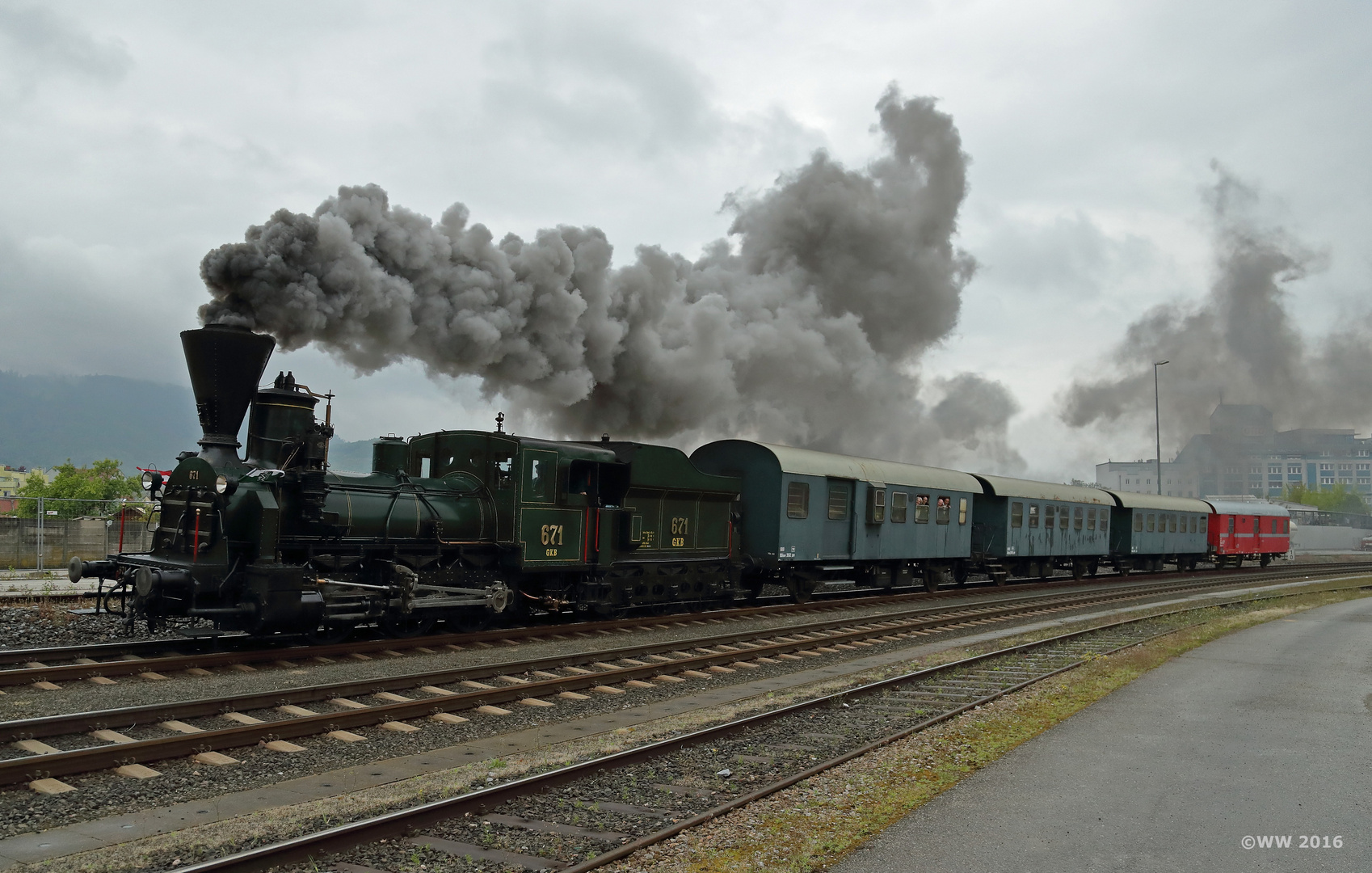 GKB 671 Foto & Bild | dampflokomotiven, eisenbahn, verkehr Bilder auf ...