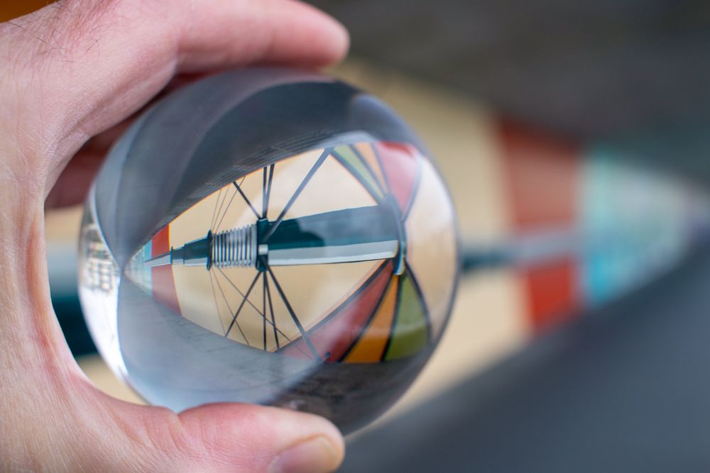 Glaskugel Foto & Bild | experimente, unschärfe, spezial Bilder auf ...