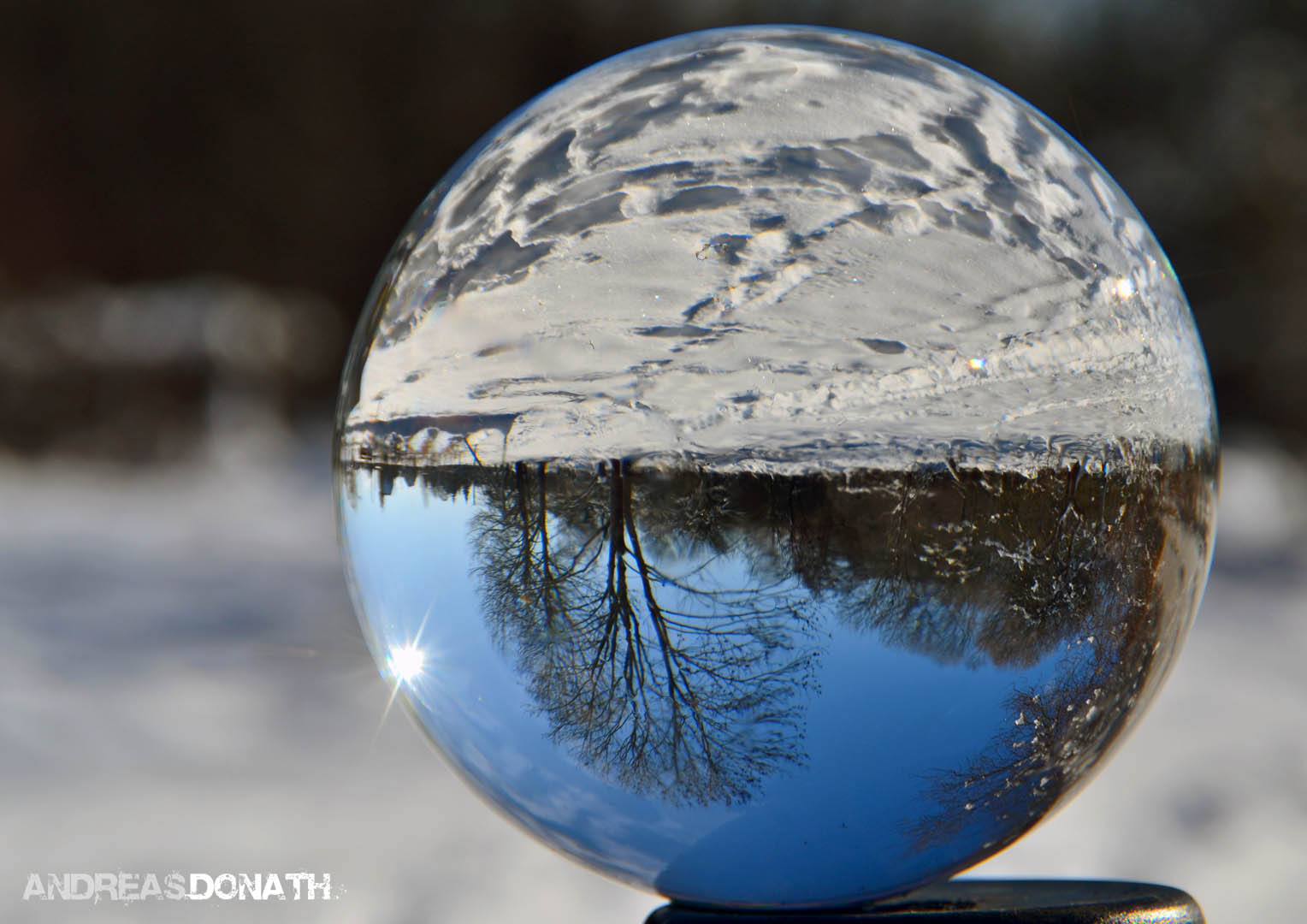 Glaskugel - das letzte im Winter! Foto & Bild | abstraktes, stillleben ...