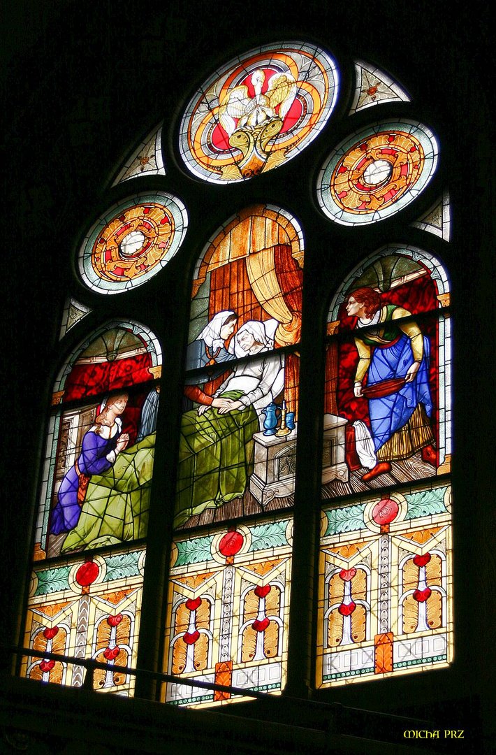Glasmacherkunst im Kirchenfenster Foto & Bild | architektur, sakralbauten, innenansichten ...