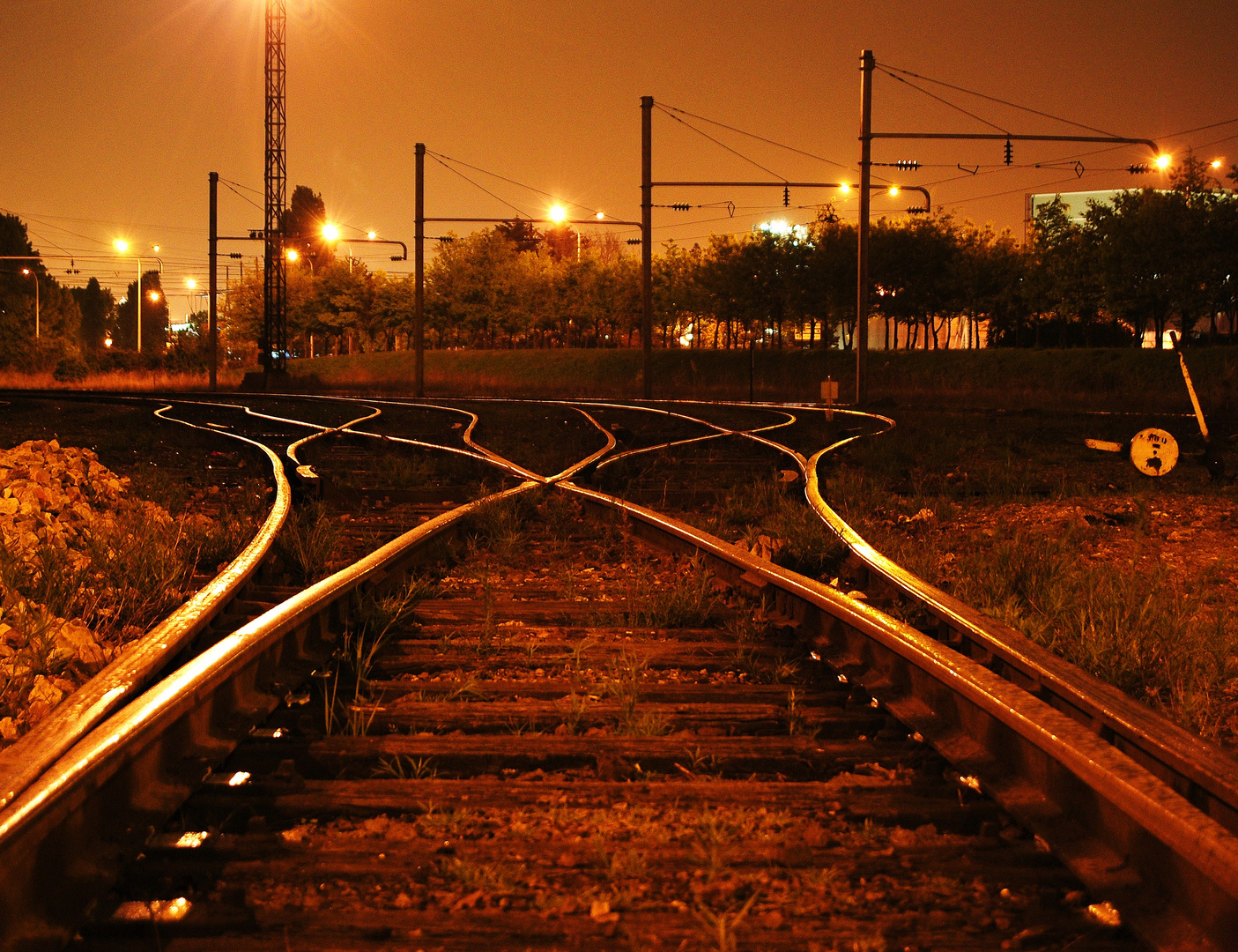 Gleisanlage Foto & Bild | gleise, eisenbahn, verkehr & fahrzeuge Bilder ...