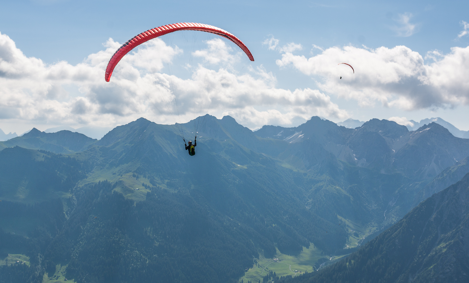 Gleitschirmflug Foto & Bild | sport, landschaft, flugsport Bilder auf ...