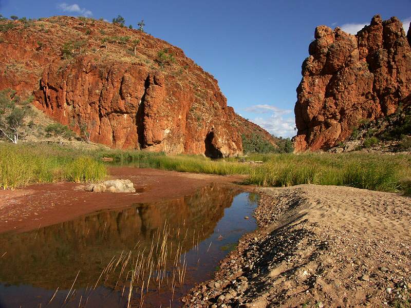 Glen Helen Gorge - Western MacDonnell Ranges Foto & Bild | australia ...