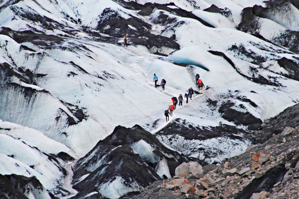 Gletscherwanderung Foto & Bild | europe, scandinavia, iceland Bilder ...
