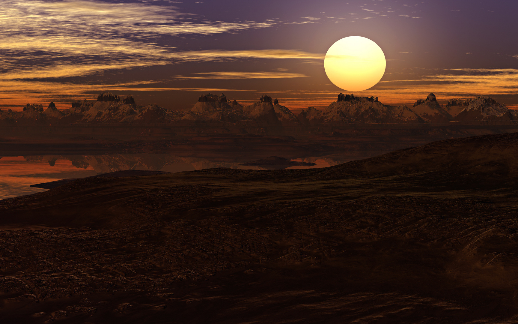 Glutball Foto & Bild | rendering, landschaftsrendering, digiart Bilder auf fotocommunity