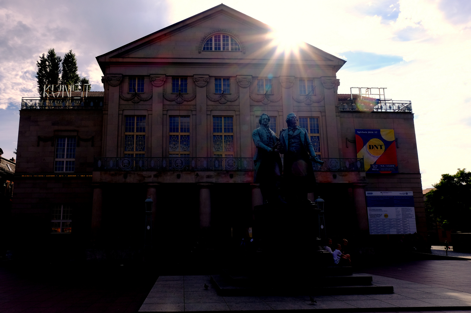 Goethe Schiller Denkmal Weimar Foto & Bild | denkmal, kultur ...