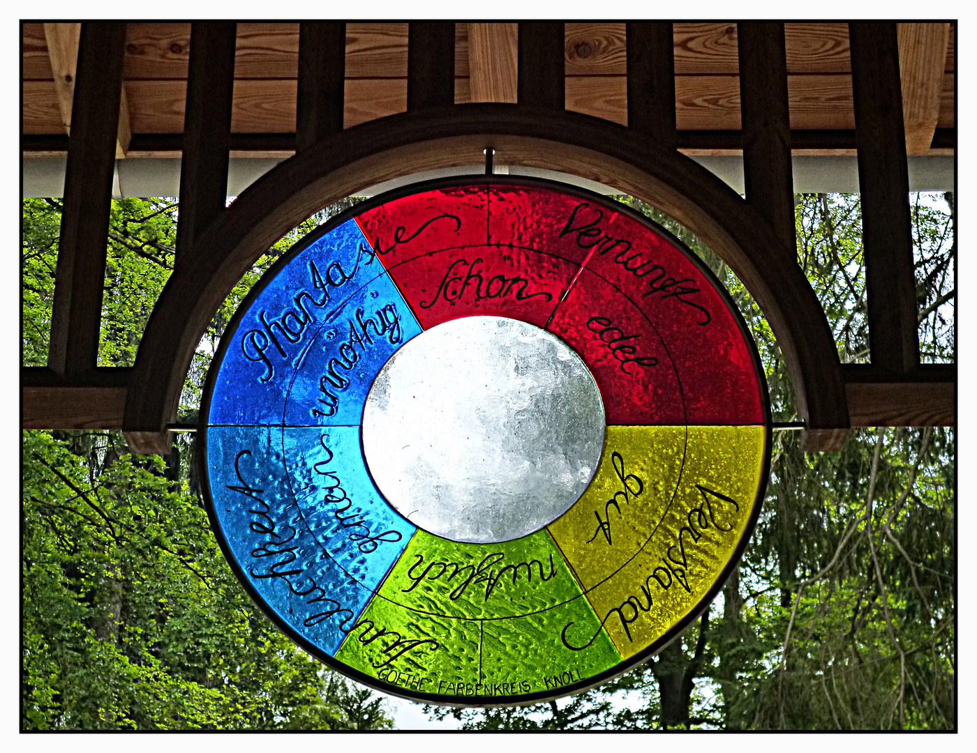 Goethes Farbkreis Foto & Bild | architektur, freizeit, motive Bilder ...