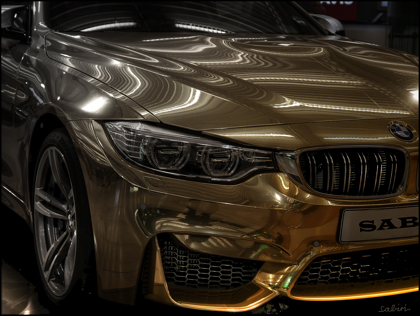Gold-BMW Foto & Bild | hdr, bmw, autos Bilder auf fotocommunity