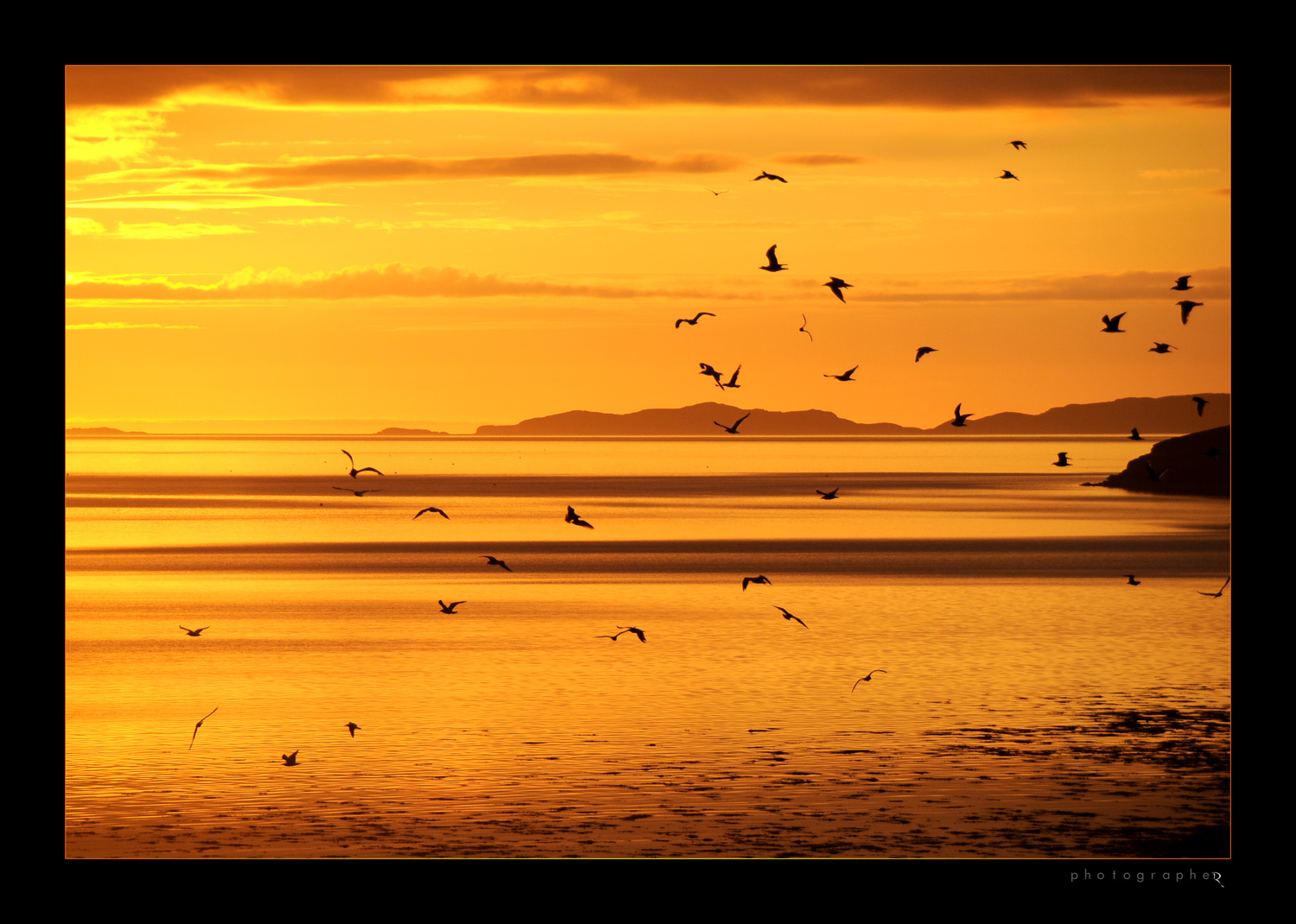 Golden ... Foto & Bild | sonnenuntergänge, himmel & universum, scotland ...