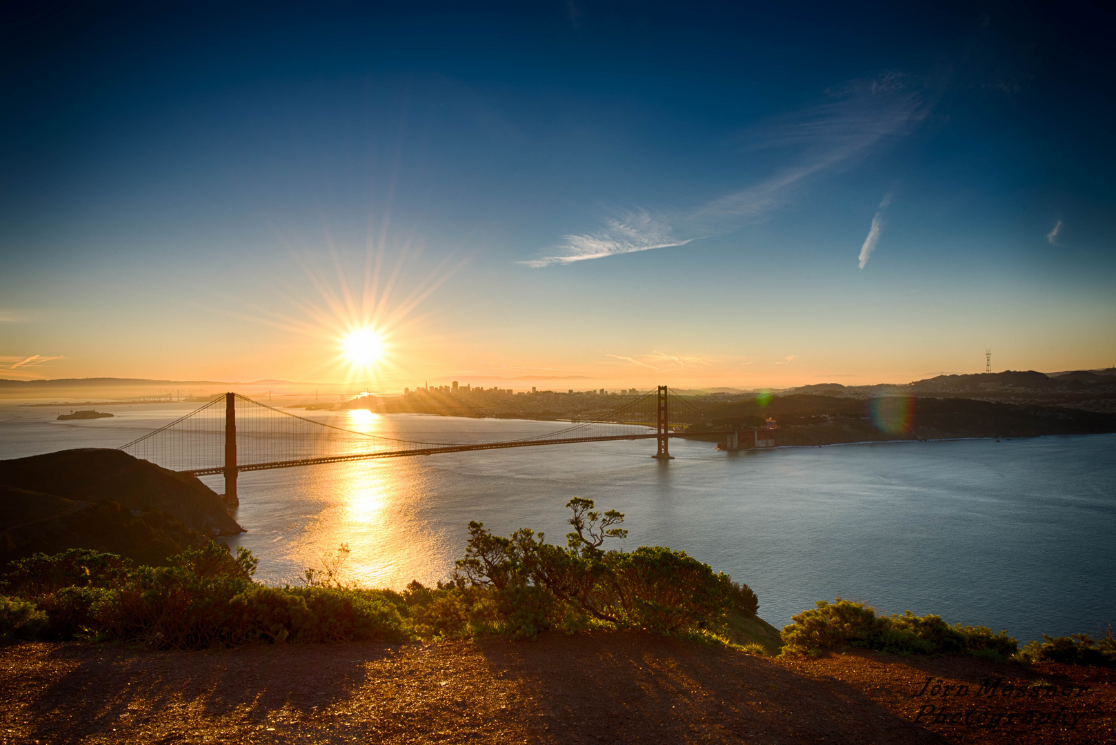 Golden Gate Sunset Foto & Bild | north america, united states ...