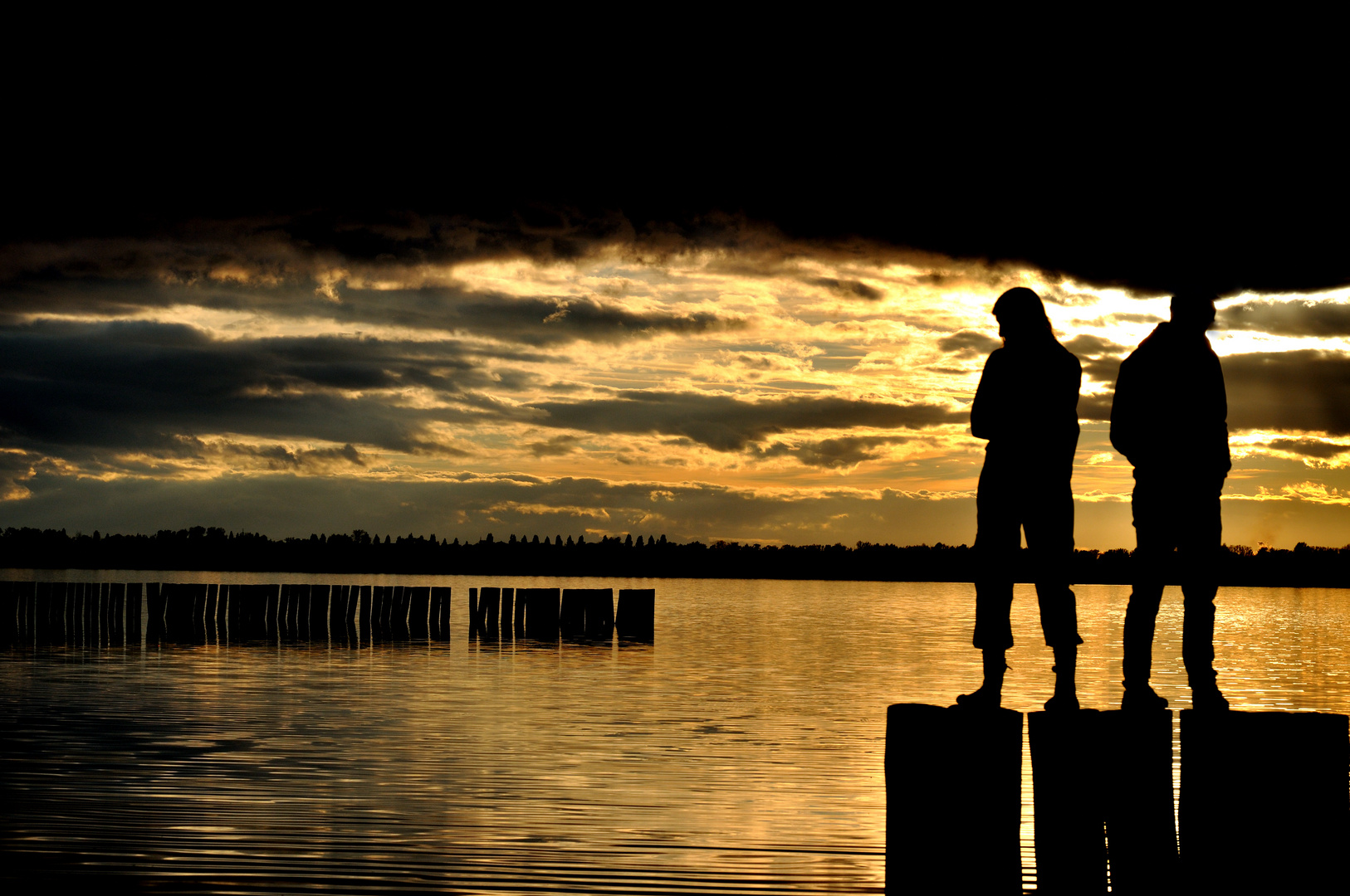 Golden ist die See Foto & Bild | landschaft, bach, fluss & see, see, teich & tümpel Bilder auf ...