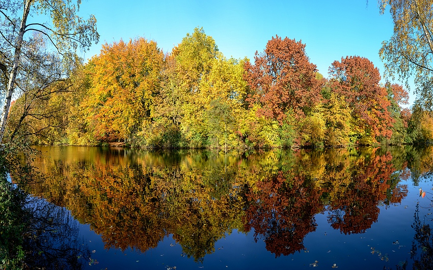 Goldener Oktober Foto & Bild | sonstiges, wasser im detail ...