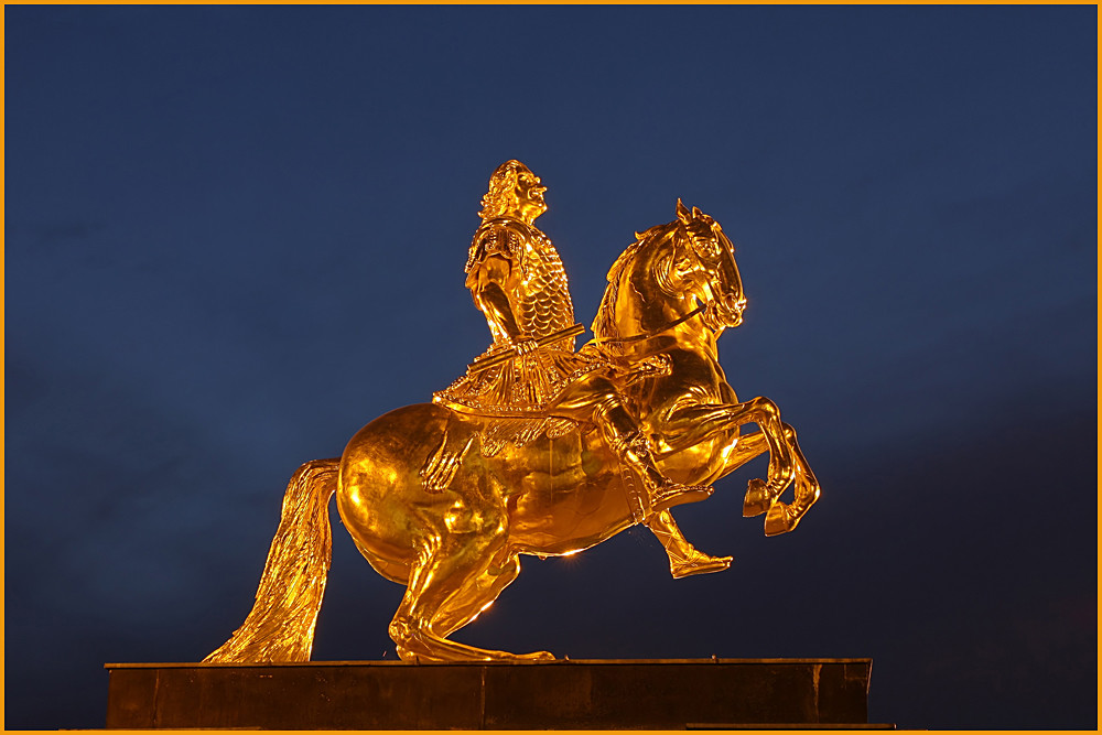 Goldener Reiter Foto & Bild | deutschland, europe, sachsen Bilder auf ...