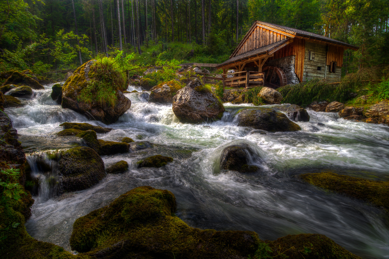 Gollinger Mühle Foto & Bild | wald, natur, hdr Bilder auf fotocommunity