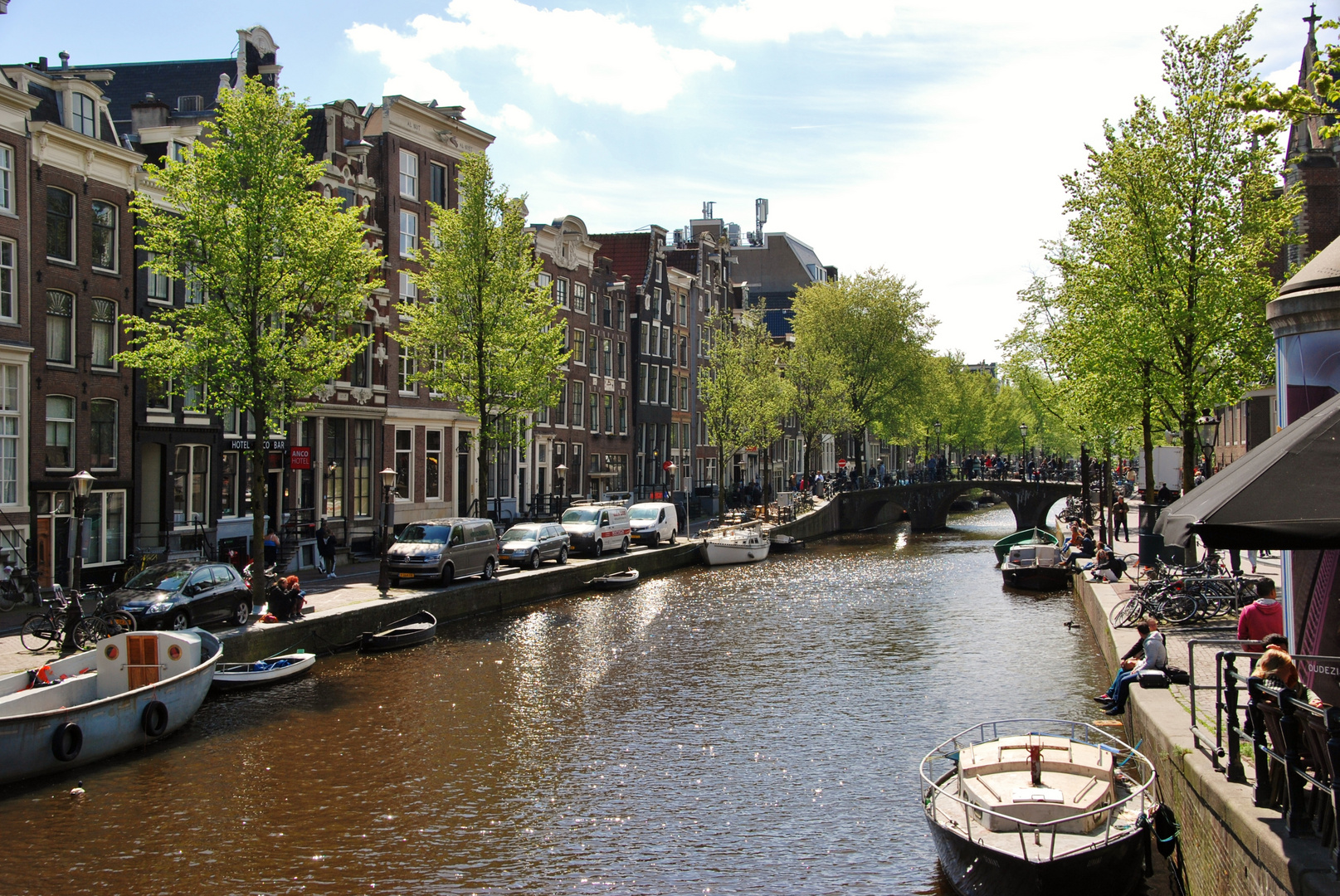 Gracht in Amsterdam Foto & Bild | world, wasser, frühling Bilder auf ...