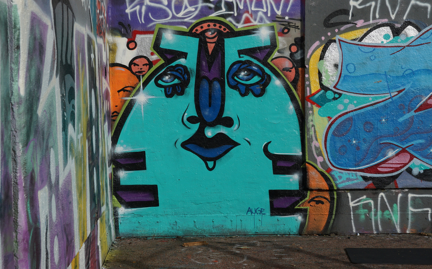 Graffiti am H.d.J Foto & Bild | streetart, graffiti & tags, kunstfotografie & kultur, gemälde ...