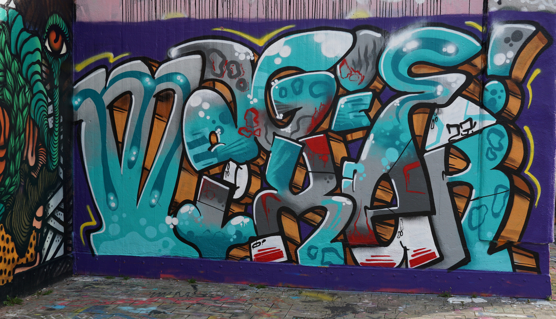 Graffiti am H.d.J Foto & Bild | streetart, graffiti & tags, kunstfotografie & kultur, gemälde ...