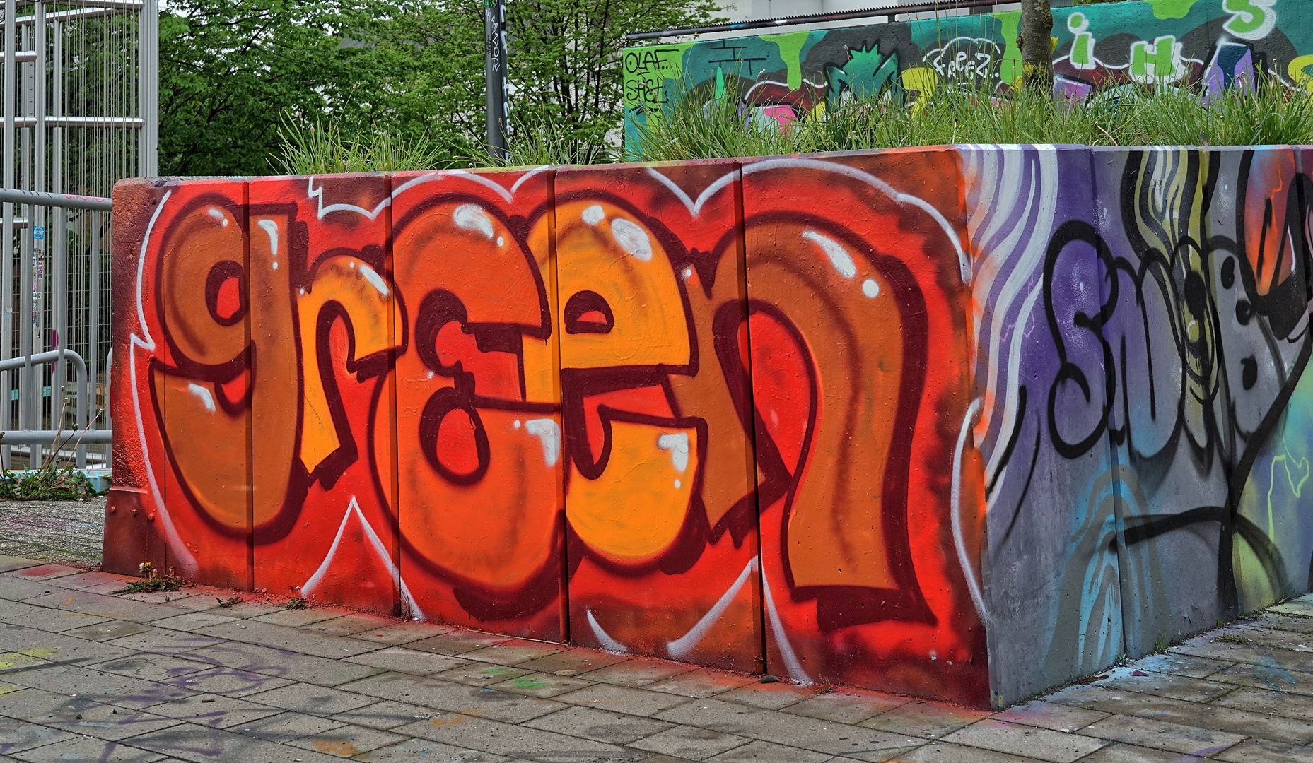 Graffiti - green Foto & Bild | deutschland, europe, abstraktes Bilder ...