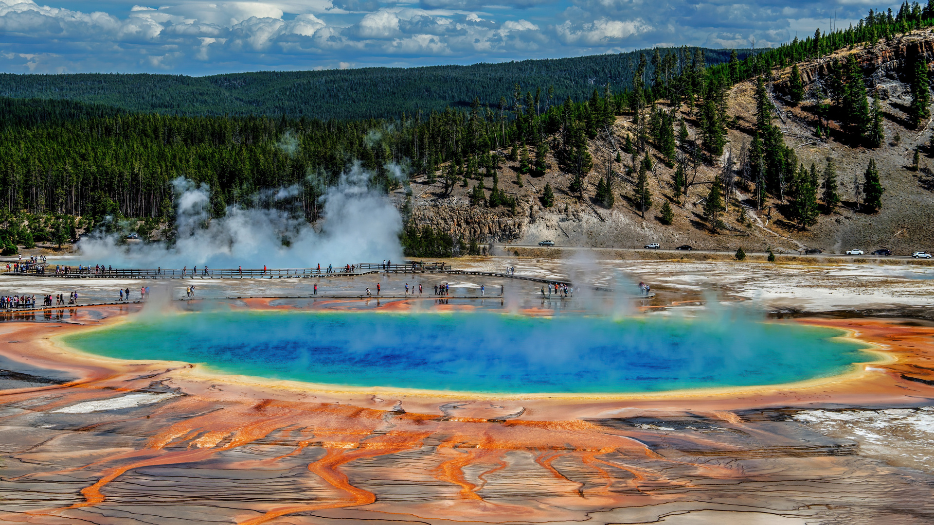 grand prismatic spring Foto & Bild | north america, united states ...