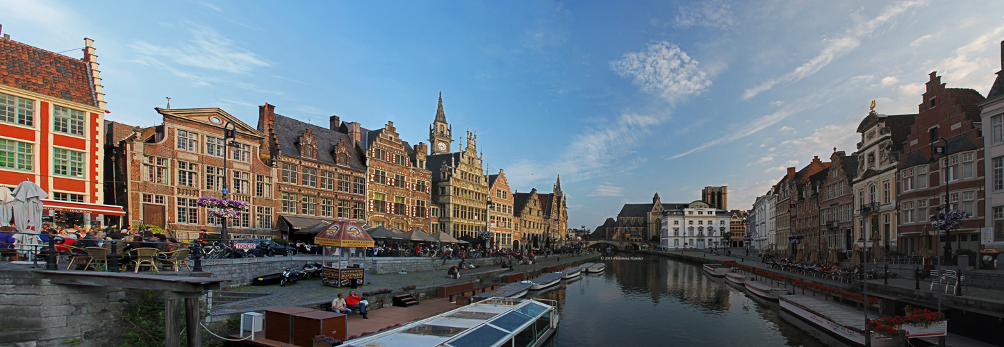 Graslei und Korenlei Gent - 2013 Foto & Bild | europe, benelux, belgium ...