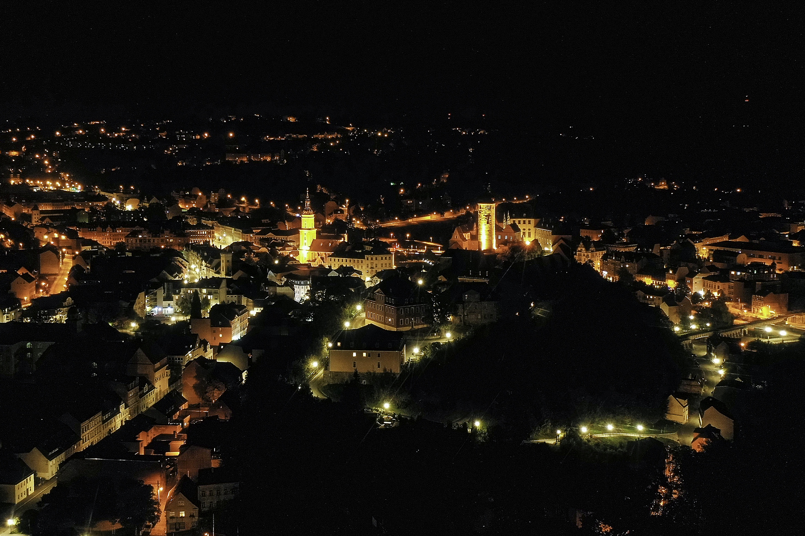 Greiz, Vogtland Foto & Bild | nacht, licht, natur Bilder auf fotocommunity