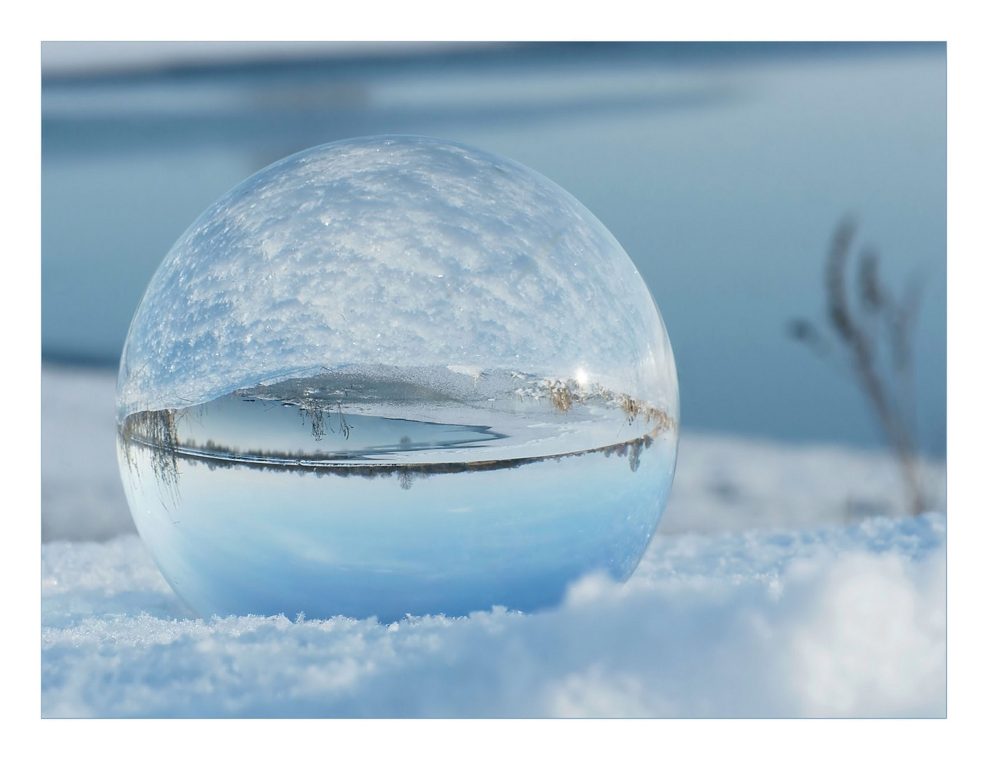 Grenzkugel : Schnee-Wasser-Eis Foto & Bild | projekte, gekugelt ...