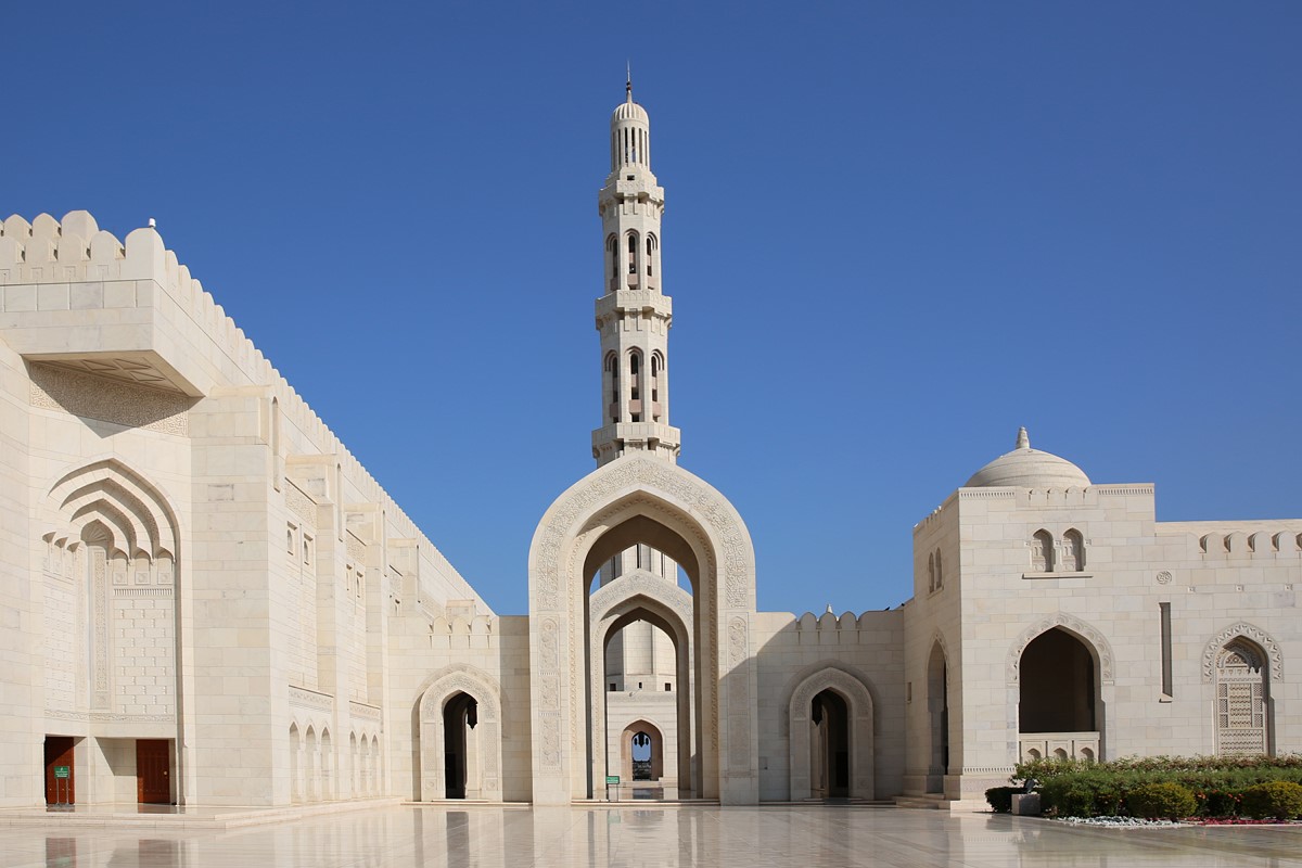 Große Sultan-Qaboos-Moschee Foto & Bild | architektur, asia, middle ...