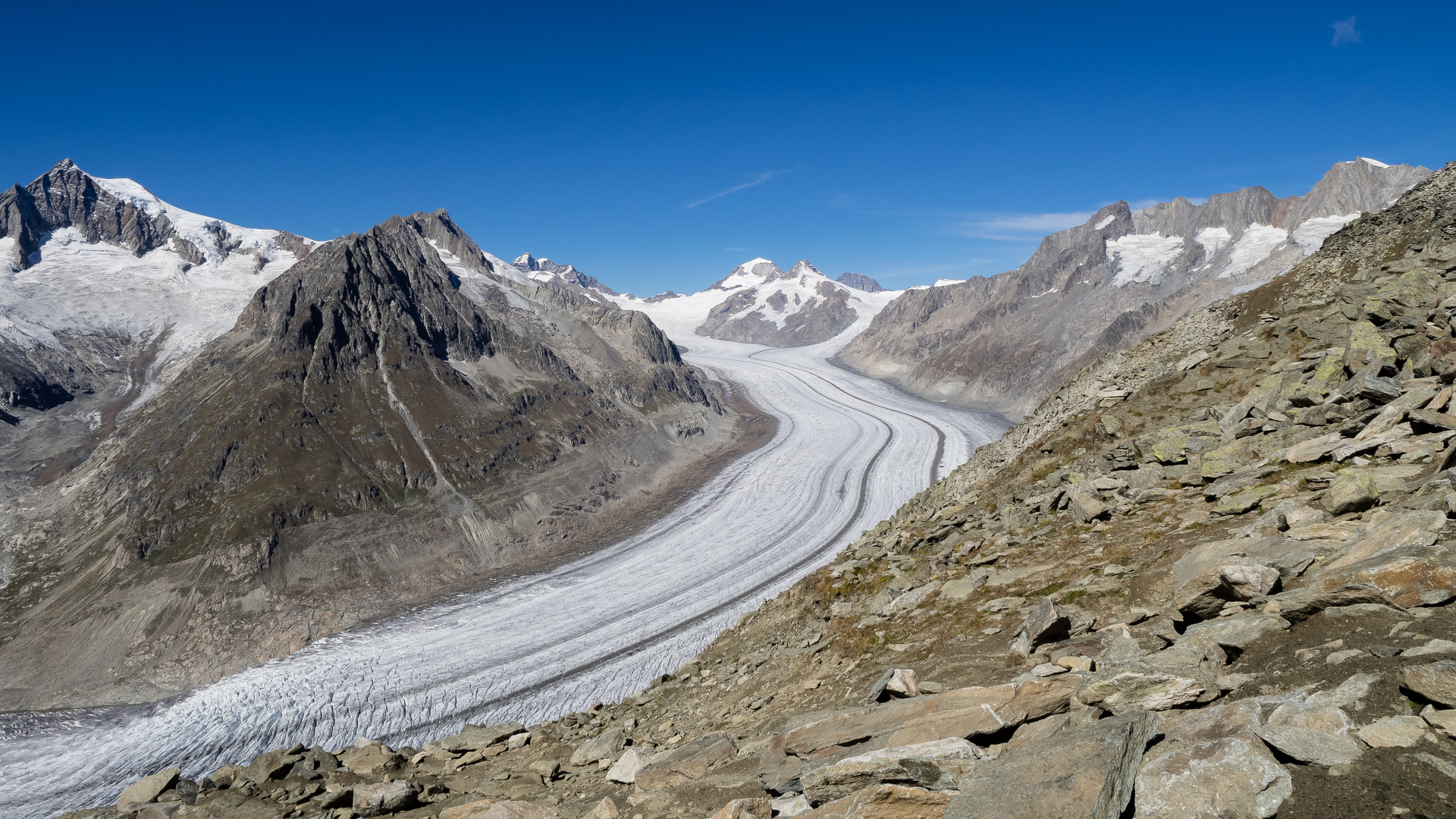 Grosser Aletschgletscher Foto & Bild | landschaft, gletscher, berge ...