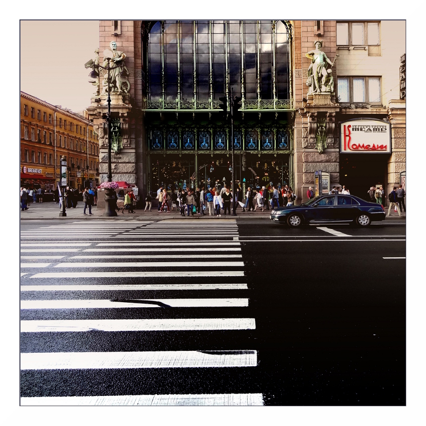 Grün Foto & Bild | world, zebrastreifen, europe Bilder auf fotocommunity