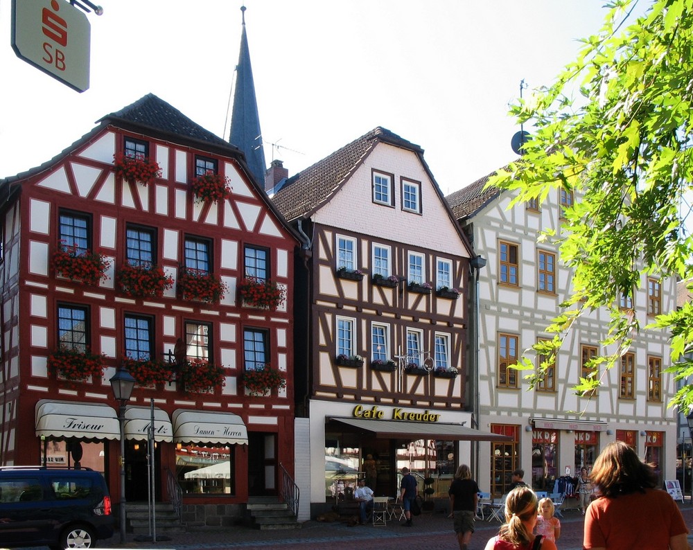 Grünberger Fachwerkhäuser Foto & Bild | deutschland, europe, hessen ...