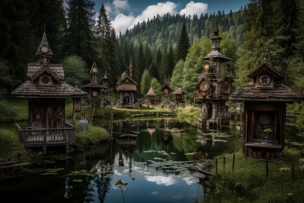 Grüsse aus Kuckuckshausen Foto & Bild | ki - montagen, digiart, art Bilder auf fotocommunity