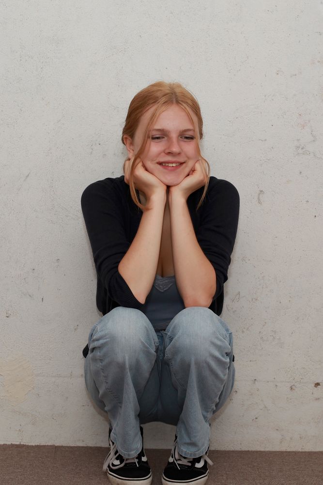 Grund zur Freude Foto & Bild | portrait, jugendliche, studio Bilder auf fotocommunity