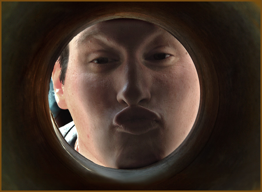 guckt in die Röhre.. - Bild & Foto von Elisabeth Hackmann aus ...