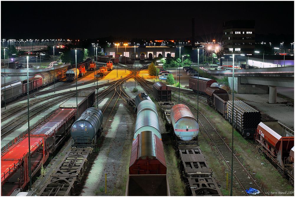 Güter- und Rangierbahnhof Maschen #1 Foto & Bild | gleise, eisenbahn ...