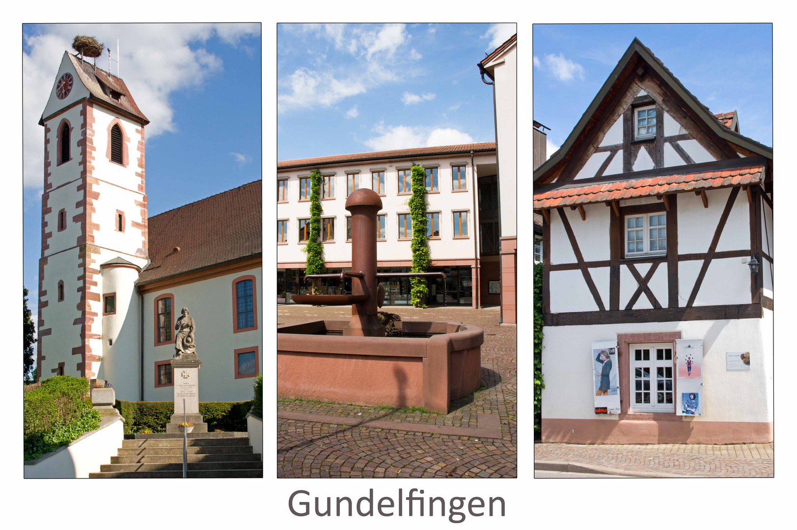 Gundelfingen - Postkarte Foto & Bild | deutschland, europe, baden ...
