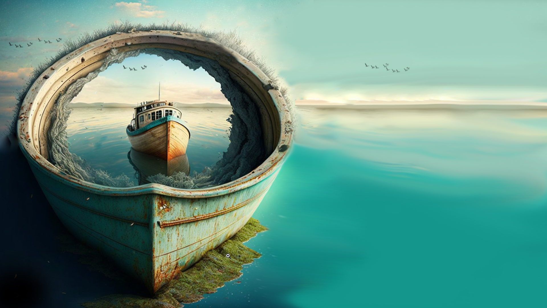 gute Aussicht Foto & Bild | fotomontage, fantasy mystery, bearbeitungs - techniken Bilder auf ...