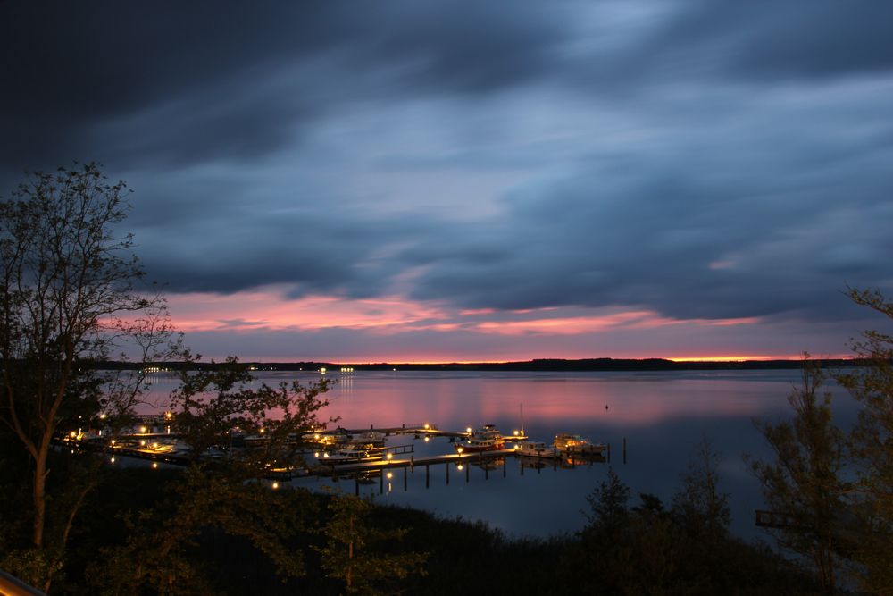 Gute Nacht Foto And Bild Landschaften Hafen Natur Bilder Auf