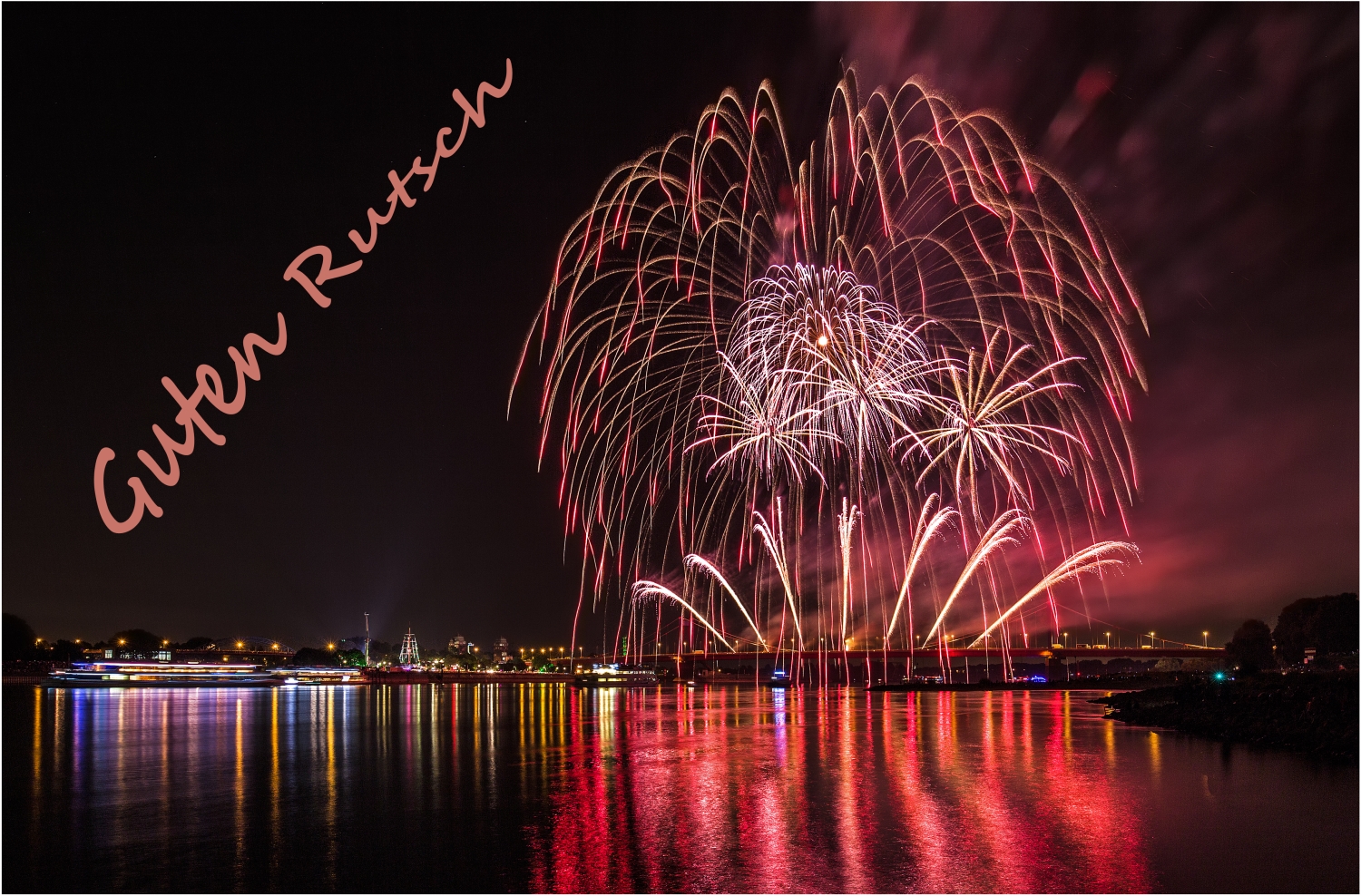 Guten Rutsch 2017/18 Foto & Bild | silvester, nachtaufnahme, duisburg ...