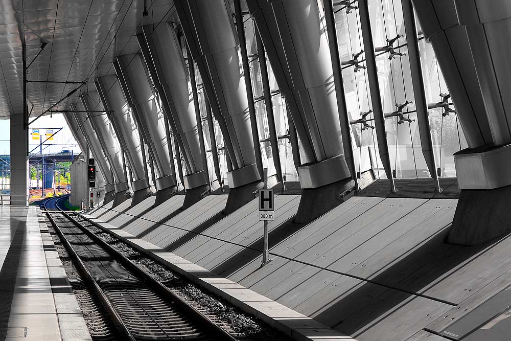 H 300 - ICE-Bahnhof Frankfurt Airport Foto & Bild | architektur, bahnhöfe & gleise, profanbauten ...