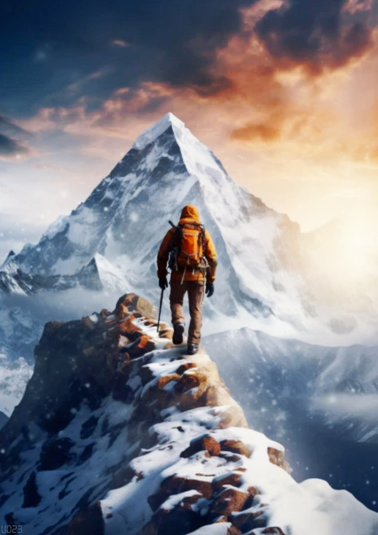 Hab' meinen Berg vor Augen Foto & Bild | ki-generierte bilder, ki-montagen, composing Bilder auf ...