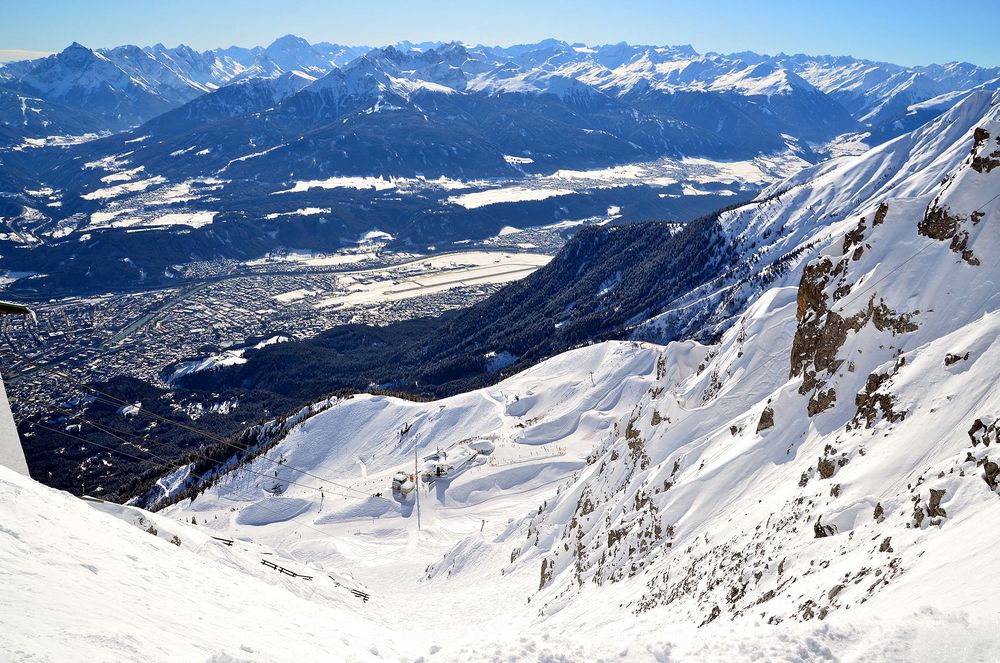 Hafelekar - Seilbahnrinne Foto & Bild | world, winter, schnee Bilder ...