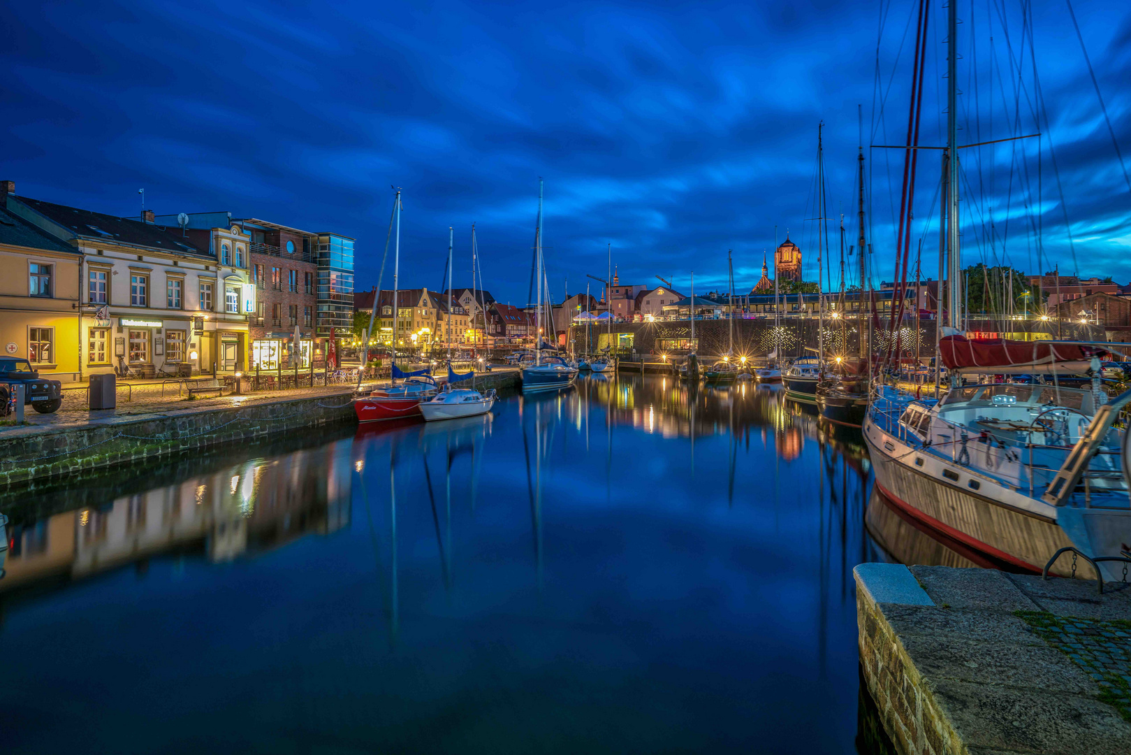 Hafen Stralsund Foto & Bild | city, night, world Bilder auf fotocommunity