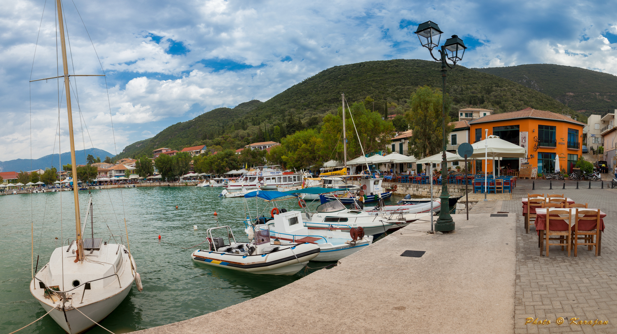 Hafen von Vassiliki Foto & Bild | world, panorama, greece Bilder auf ...