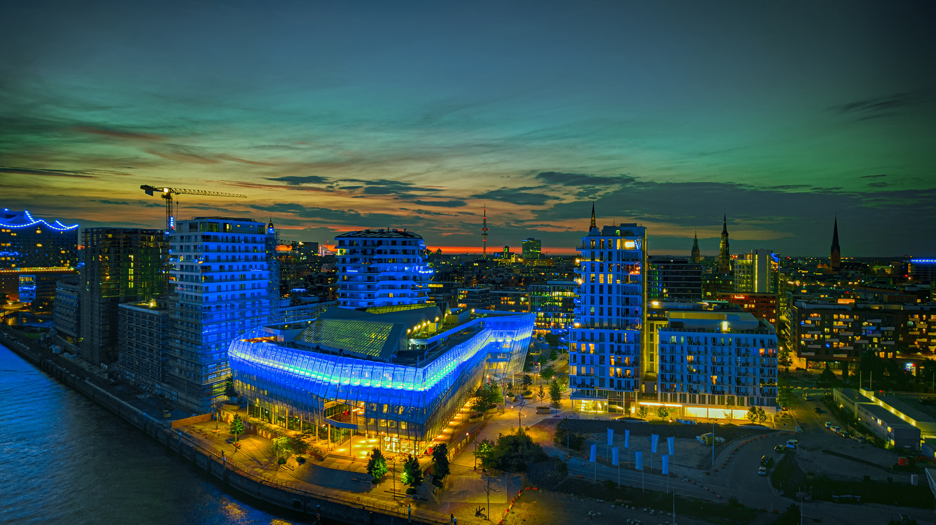 Hafencity Foto & Bild | nacht, hamburg, hafen Bilder auf fotocommunity