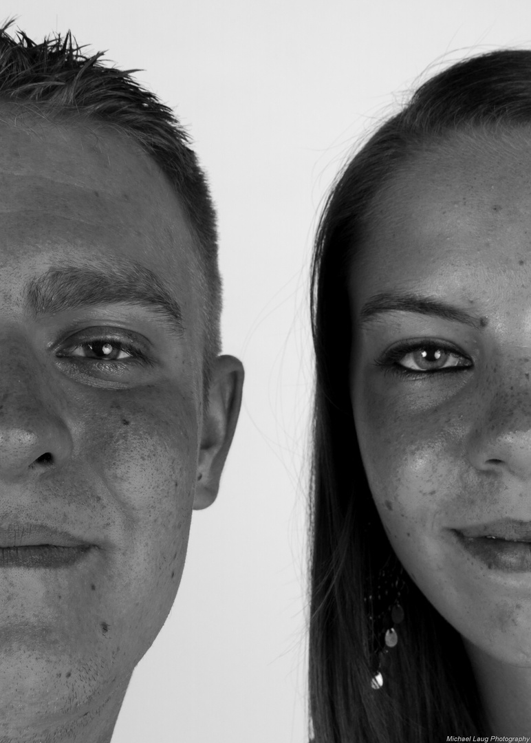 Halb und Halb Foto & Bild | fotos von teilen des gesichts ...